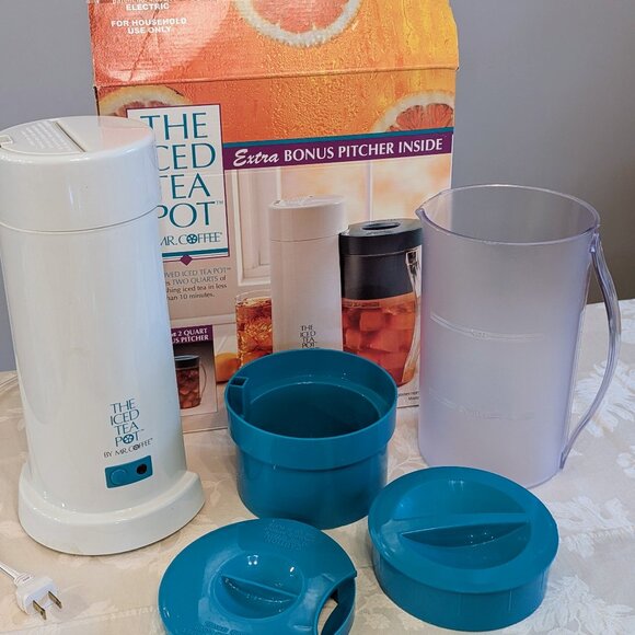 Mr. Coffee | Kitchen | Mr Coffee 2 Qt Iced Tea Maker Pitcher Blue Loose ...